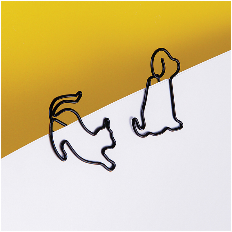 Скрепки фигурные MESHU CAT&DOG 19мм 4шт европодвес цена 150.00 руб купить в Москва.